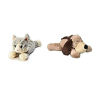 Warmies Gray Cat Cozy Plush Heatable Lavender Scented Stuffed Animal & g Cozy Plush Heatable Lavender Scented Stuffed Animal