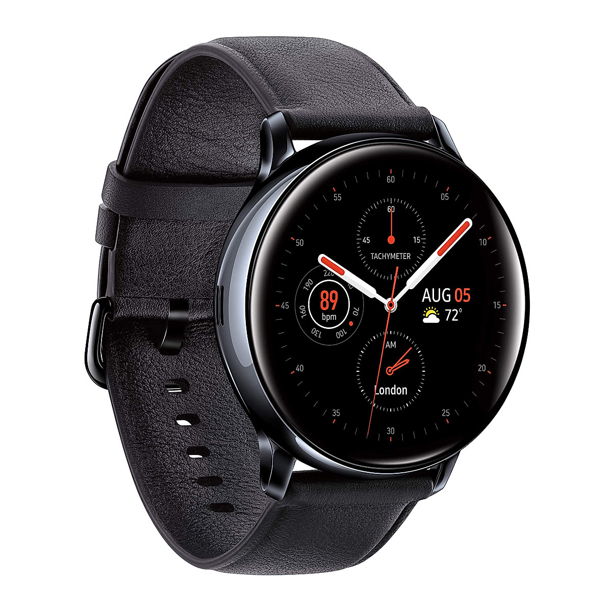 SAMSUNG Galaxy Watch Active 2 (40mm, GPS, Bluetooth, Unlocked LTE) Smart Watch with Advanced Health monitoring, Fitness Tracking , and Long lasting Battery, Aqua Black - (US Version)