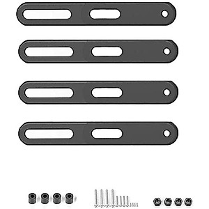 Mount Plus 201F Adapter Bracket Convert VESA 200x200mm to VESA 400x400mm and 300x300mm (Fits Most 32" to 55" Flat Panel TV)