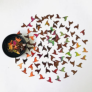 10 Grams/Pack - Witch Hat Shape Sequins Glitter Halloween Festival Rave Beauty Makeup Face Body Nail Art Decoration LB406