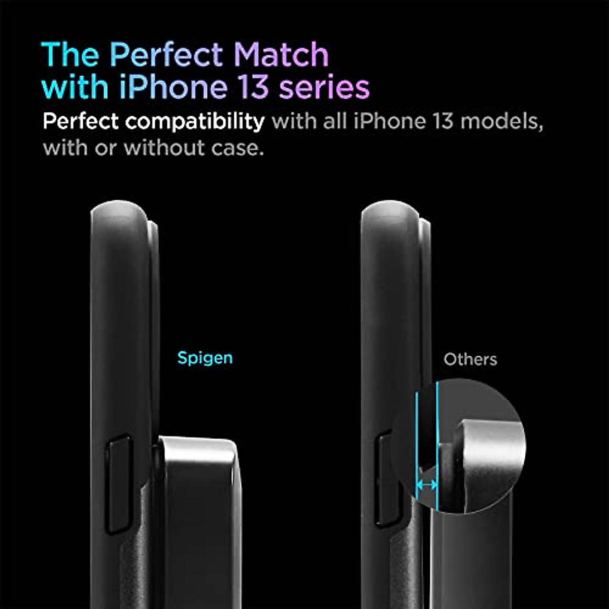 Spigen ArcHybrid Mag (MagFit) for MagSafe Battery Pack, 5000mAh Magnetic Charging Power Bank, Fast Wireless Charge Portable Charger for iPhone 14 13 12 Plus Pro Max Mini [USB C Cable Included]