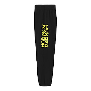 Under Armour Boys Long Sleeve Logo & Joggers Hoodie Set, Black Symbol, 7 US