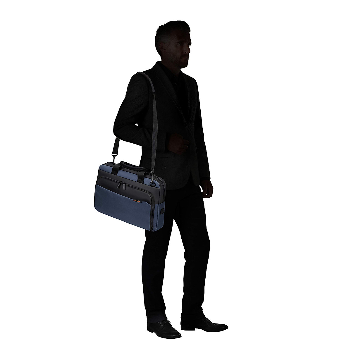 Samsonite Men's Laptop, Blue (Blue), Laptopt Briefcase 15.6" (42 cm-12.5 L)