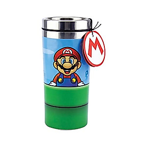 Super Mario Warp Pipe Travel Mug - 15oz Stainless Steel - Officially Licensed Nintendo Merchandise