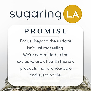 sugaringLA Muslin Cotton Sugaring Strips - Pre-cut Cloth Strips for Hair Removal - Body and Facial Hair Remover - Reusable (100 Pieces)