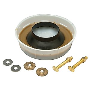 Zurn Z5972-COMB Closet Bolts/Wax Ring Kit, 5/16"