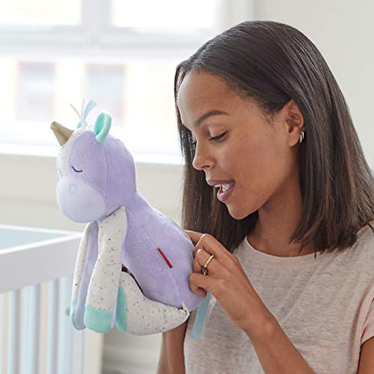 Skip Hop Cry-Activated Baby Soother, Unicorn