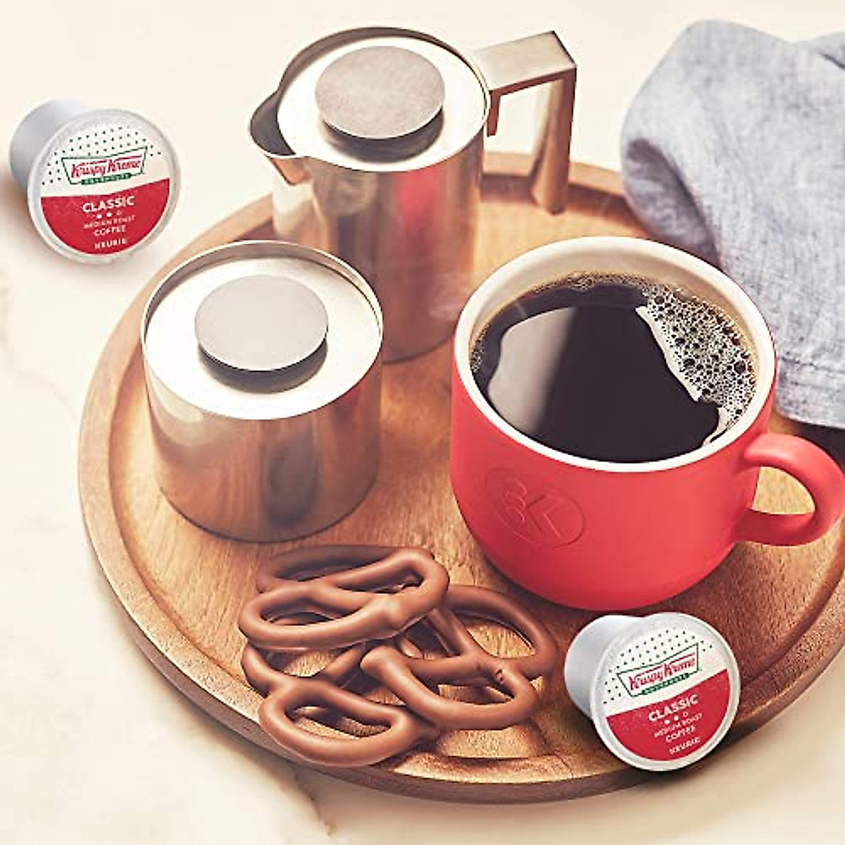 Krispy Kreme Classic, Single-Serve Keurig K-Cup Pods, Medium Roast Coffee, 96 Count