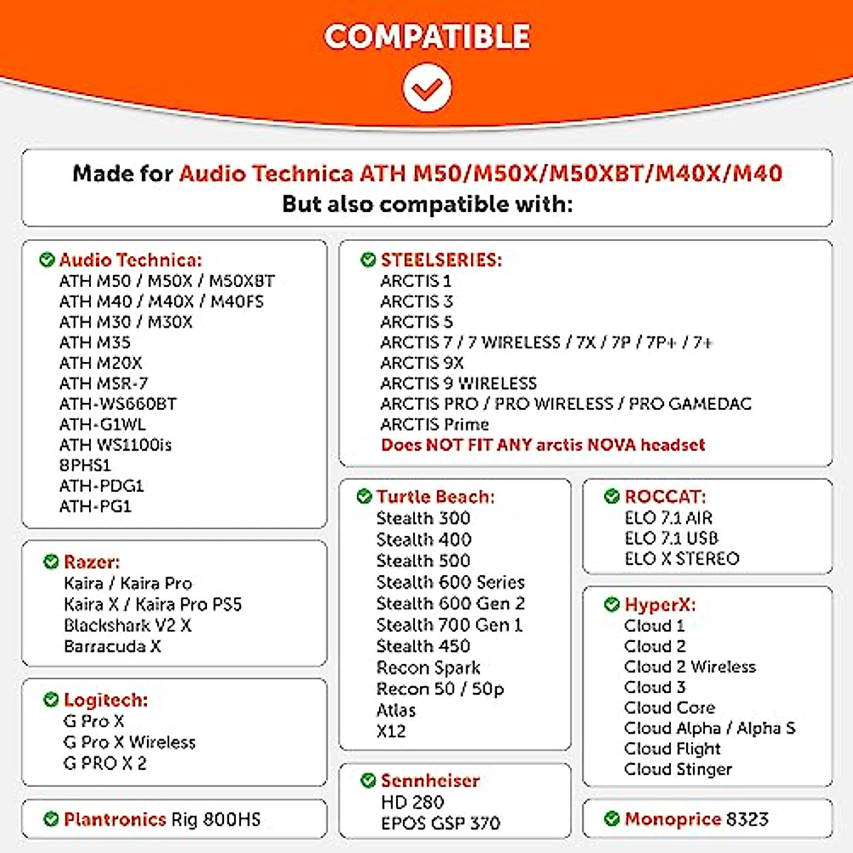 WC Freeze Hybrid Fabric Cooling Gel Replacement Earpads - Compatible with HyperX Cloud, Steelseries Arctis, ATH M50X, Turtle Beach Stealth & More - Comfortable & Cooler for Longer | (90's White)