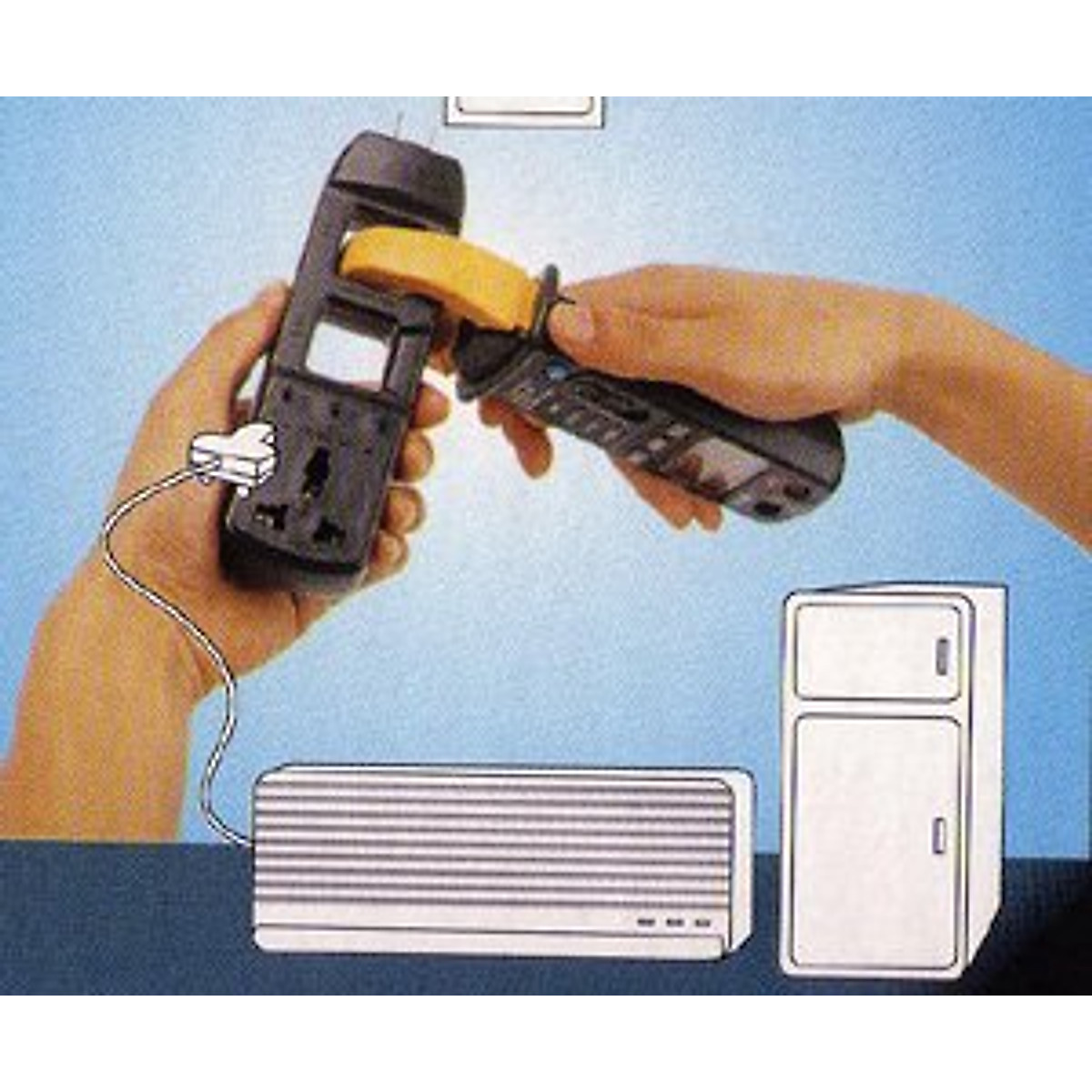 Tekpower UT202A (Uni-Trend) Auto-ranging AC 600 Amp Clamp Meter with Tekpower Line Splitter M920