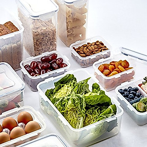 (Pack of 6) LOCK & LOCK Airtight Square Food Storage Container 29.41-oz / 3.68-cup