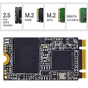 ROGOB 256GB M.2 SATA SSD 2242 NGFF B&M Key Internal Solid State Drive 6Gb/s for Desktop Laptop PC