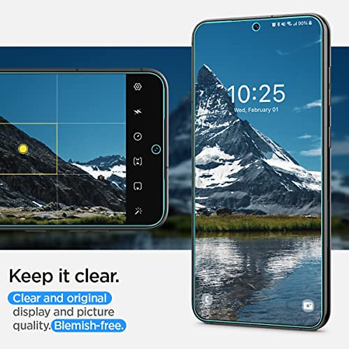 Spigen NeoFlex Solid Screen Protector Designed for Galaxy S23 (2023) [2 Pack] - Case Friendly