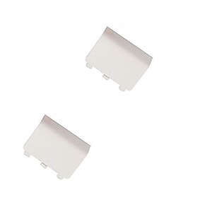 Aliotech 2 Pack of Replacement Battery Back Door Cover Shell for Xbox One Wireless Controller(White)