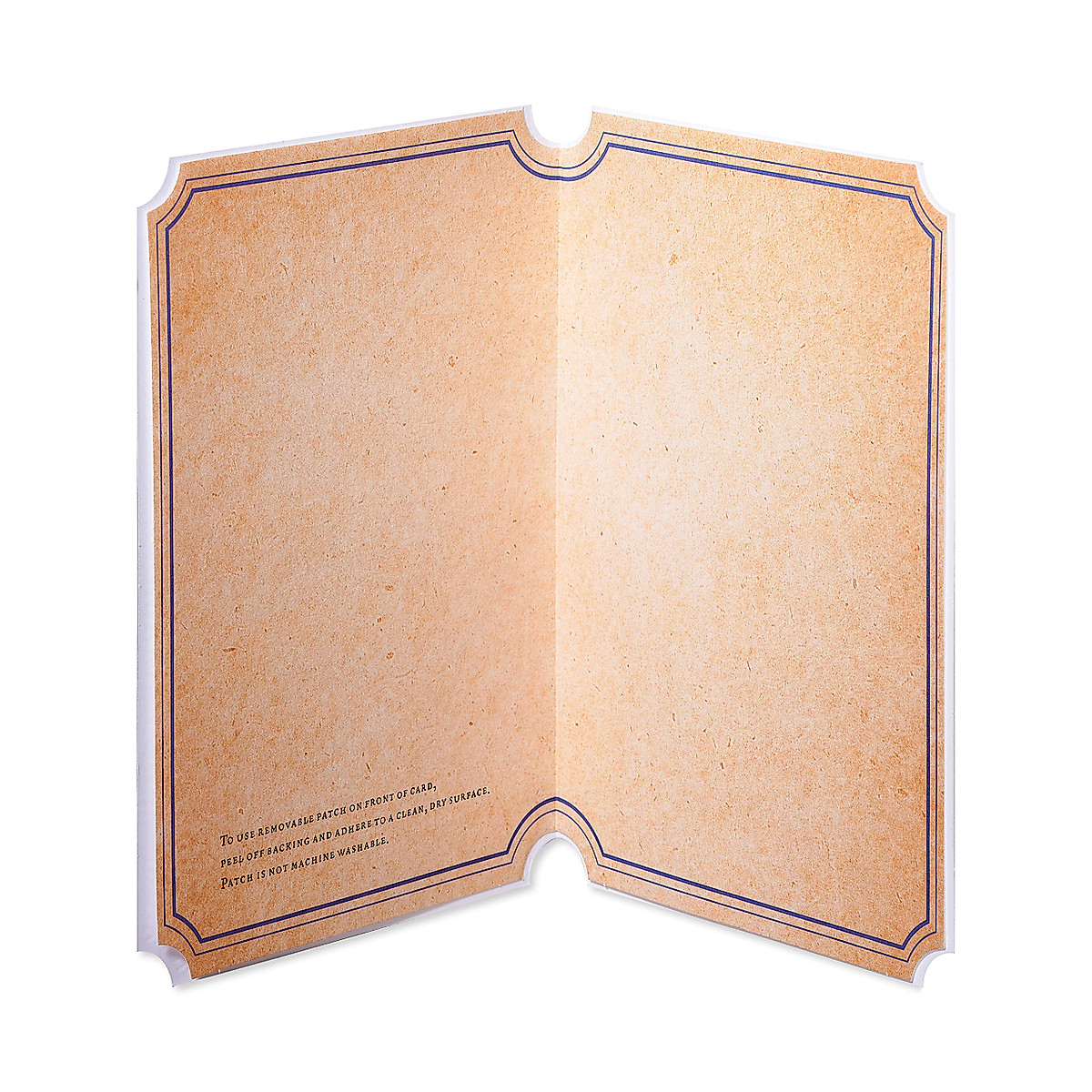 Papyrus Harry Potter Blank Card (Hogwarts Patch)