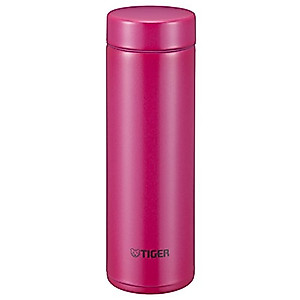 Tiger Water Bottle 300ml Stainless Mini Bottle Sahara Mug Lightweight MUJURYOKU Passion Pink MMP-G031-PA