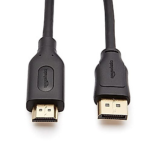 Amazon Basics Uni-Directional DisplayPort to HDMI Display Cable 4K@30Hz - 6 Feet