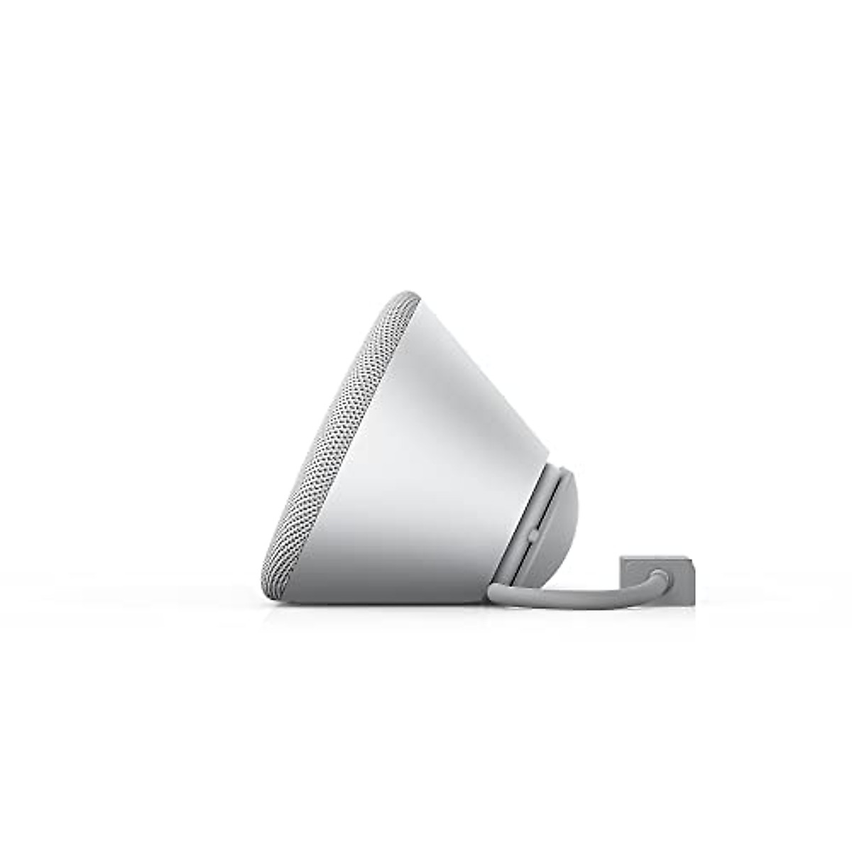 Dell SP3022 USB Computer Speaker for PC, Laptop, Monitor, Business Conference-Mini Soundbar Speakerphone, AI Noise Echo Cancellation, Full Duplex Audio, 2 x 1.8W, MS-Teams Certified - Platinum Silver