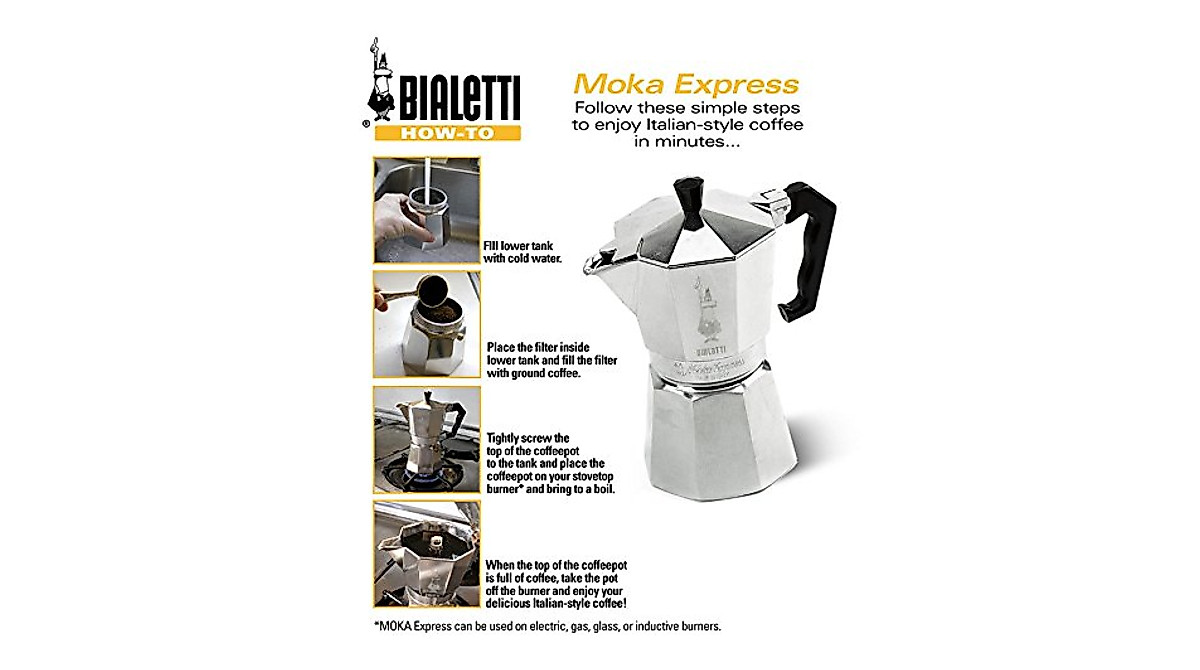 Bialetti Moka Express: Authentic Stovetop Espresso Maker