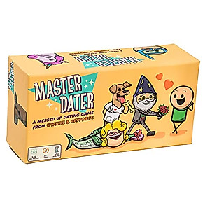 Master Dater by Cyanide & Happiness - a Mixed up Dating Party Game for 3-8 Players, Card Game for Parties