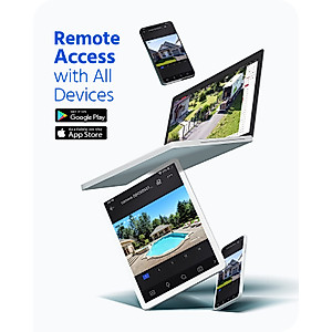 ANNKE 16 Channel 1080P Lite Video Security System DVR with 2TB Hard Drive and (12) HD 1080P Indoor Outdoor Cameras with IP66 Weatherproof Housing, 100ft Super Night Vision