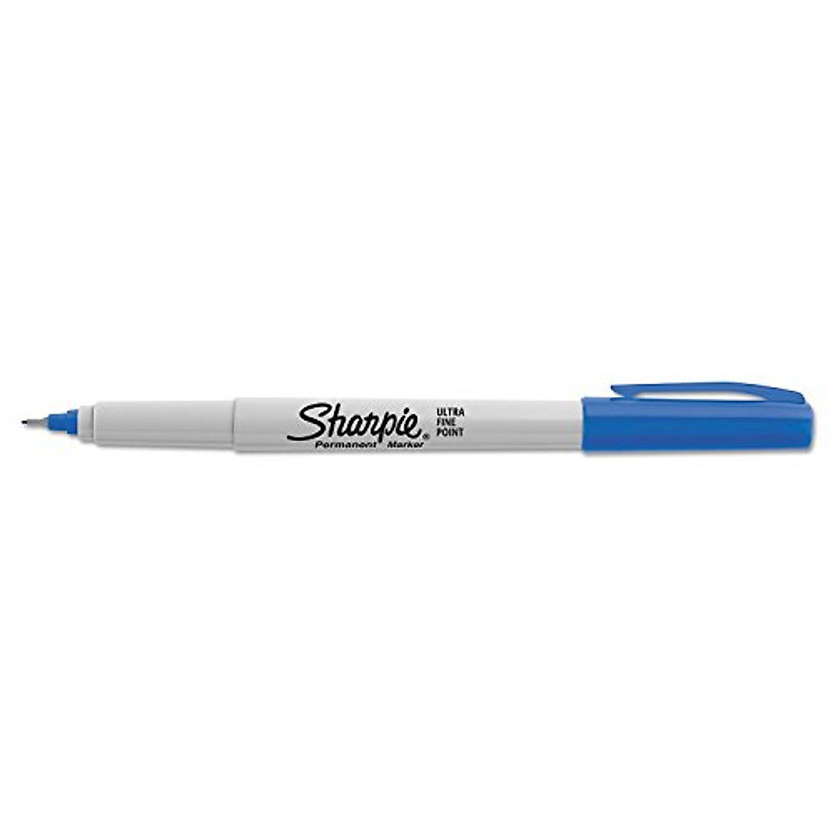 Sharpie 37003 Permanent Markers Ultra Fine Point Blue Dozen