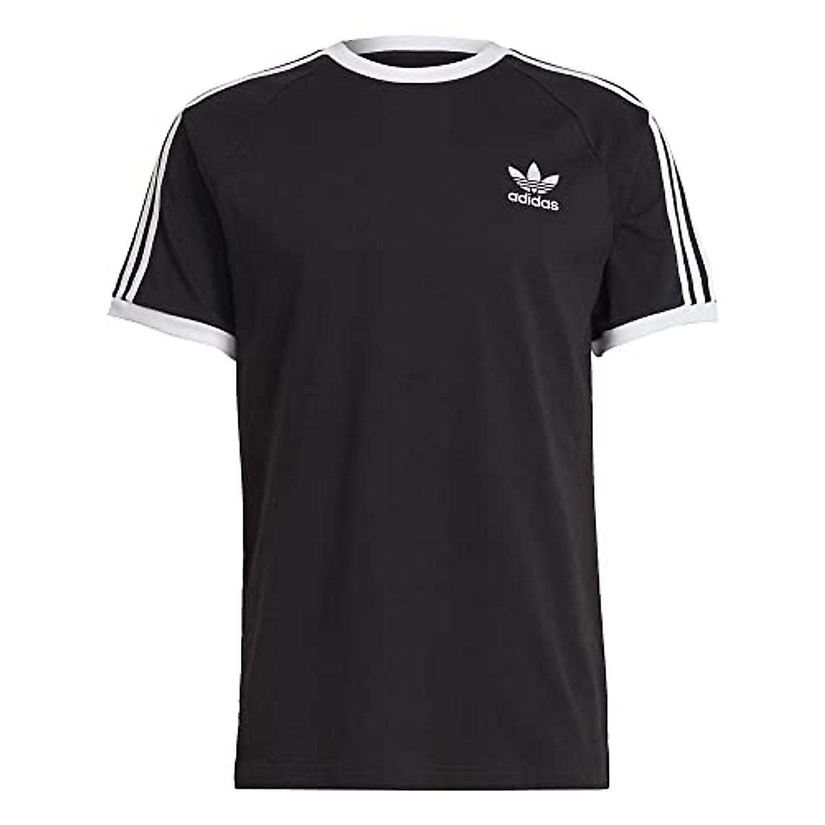 adidas Originals Men's Adicolor 3-stripes Tee, Black, X-Large