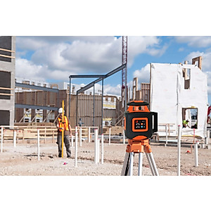 Johnson Level & Tool 40-6535 High Accuracy Dual Slope Rotary Laser Kit, Red, 1 Kit