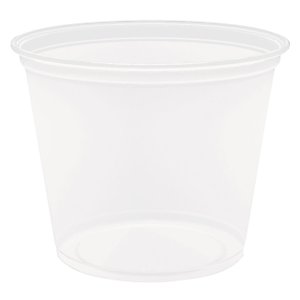 Dart 5.5 oz Clear PP Portion Container (Case of 2500)