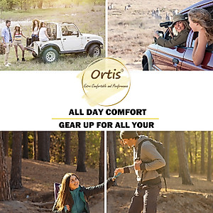 Ortis Ladies' Merino Wool Cushion Crew Socks for Women Outdoor Hiking Hike Trail Lightweight Gifts(MixColor3)