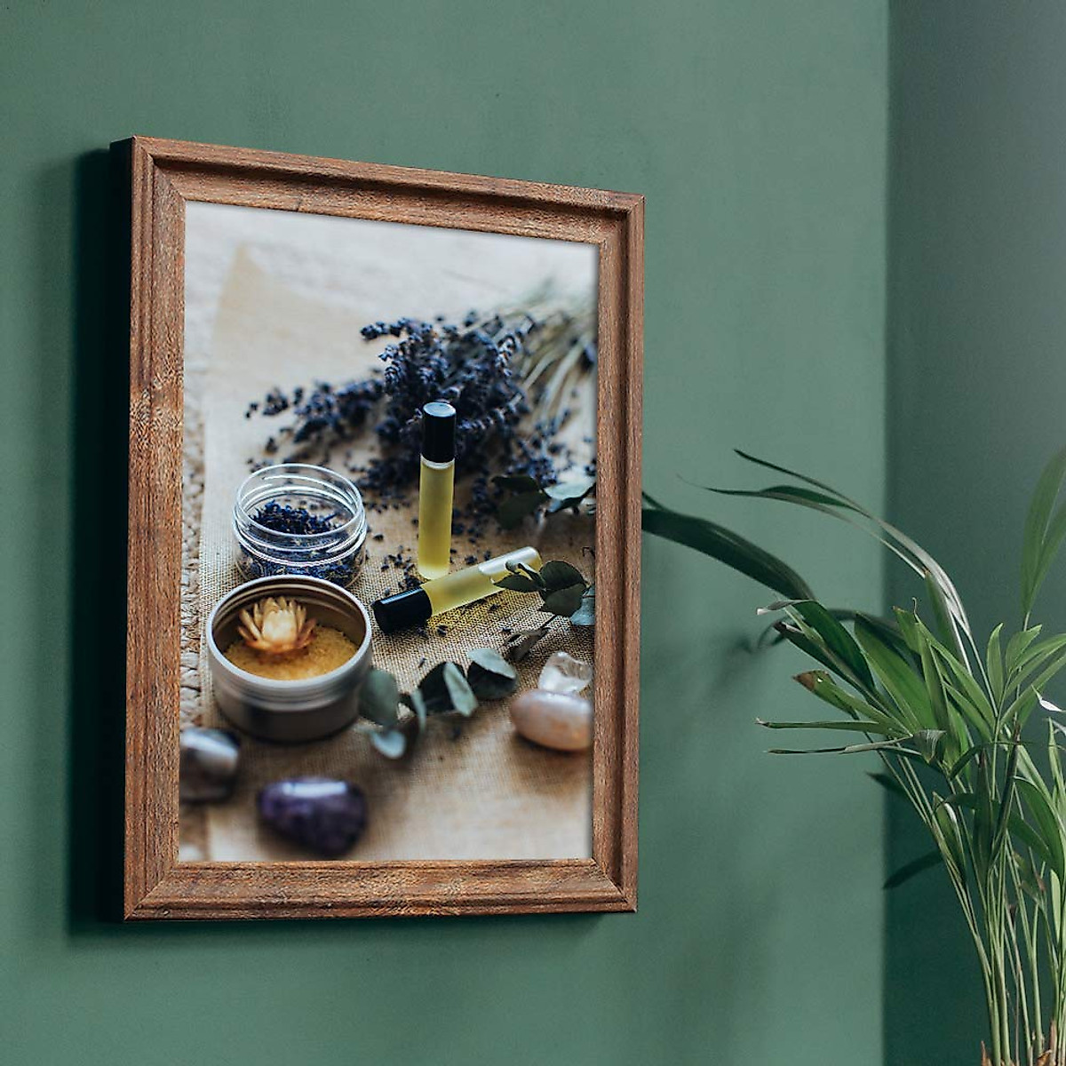 QEQRUG Rustic16x20 Frame Vintage Brown Poster Frames 16x20 Wall Mounting Picture Frames 2 Pack