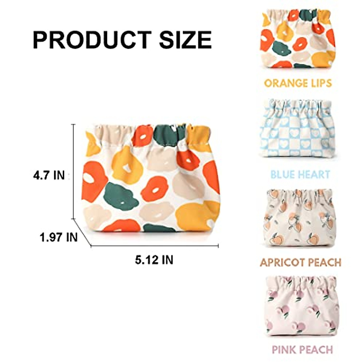 4pcs Sanitary Napkin Storage Bag Portable First Period Bag Pouch for Teen Girls Ladies Women Feminine Product