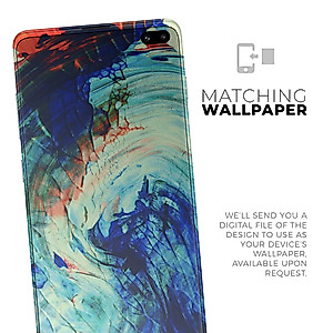 DesignSkinz Liquid Abstract Paint Remix V93 Protective Vinyl Decal Wrap Skin Cover Compatible with The Samsung Galaxy S20 (Screen Trim & Back Glass Skin)