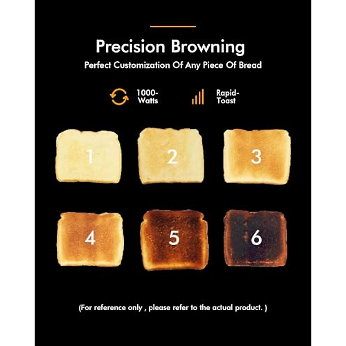 2 Slice Toaster with Extra Wide Slots & Removable Crumb Tray - 6 Browning Options, Auto Shut Off & Frozen Function, Toast Fruit Bread, Bagel & Waffle, Red