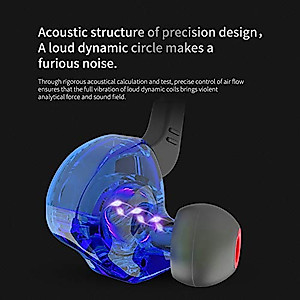 OCUhome Earbuds, Earbud Headphones with Microphone, QKZ AK6 Universal 3.5mm Sports in-Ear HiFi Sound Earphones for Phones Tablet Green