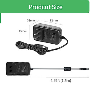 Security-01 2-Pack AC to DC 5V 4A Power Supply Adapter, Plug 5.5mm x 2.1mm,UL Listed