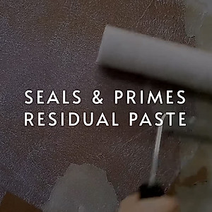 Roman PRO-999 Rx-35 Wallpaper Primer and Sealer - Bonding Primer for Wallcoverings and Home Improvement, Clear, Water-based - 1 Gallon (400 Sq. Ft.)