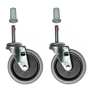 Rubbermaid 6173L1 Caster Set of 2 for 6173-47 and 6173-88 Janitor Carts
