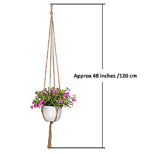 EBOOT 2 Pack 48 Inches Plant Hanger Flower Pot Plant Holder for Indoor Outdoor Decorations, Large, 4 Legs