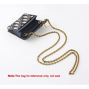 YESIKIMI Saddle Card Hold Conversion Kit With Copper Chain/Felt Insert Gift (100CM)