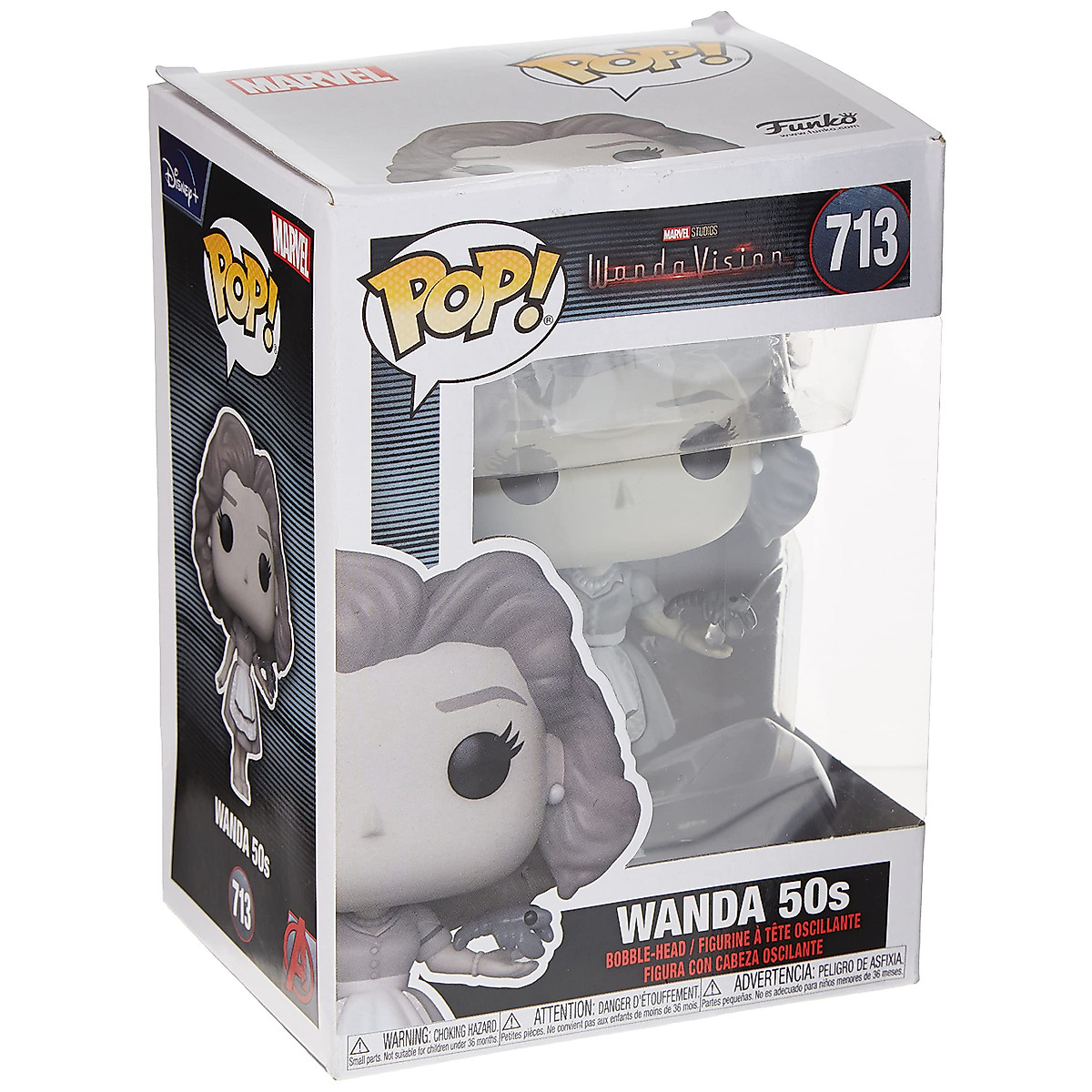 Funko Pop! Marvel: WandaVision - 50's Wanda Vinyl Figure