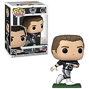 Pop NFL: Howie Long Oakland Pop # 151 Vinyl Figure (Bundled with EcoTek Pop Box Protector Case)