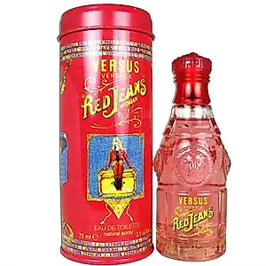 Versace Red Jeans for Women Eau De Toilette Spray, 2.5 Ounce