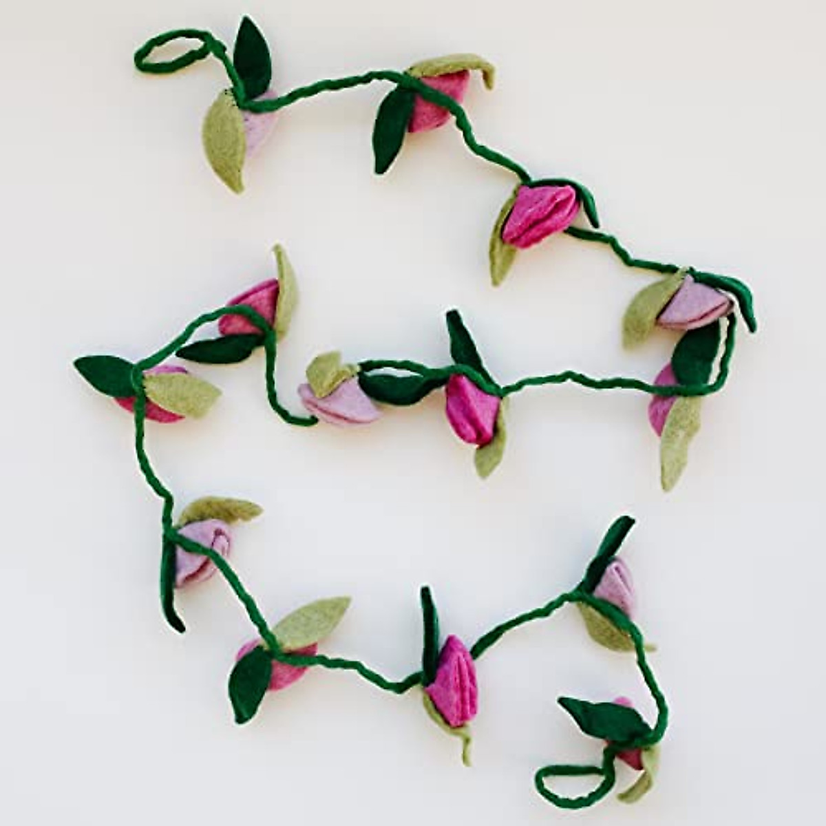 Giftsland Felt Banner Garland Spring Easter Decorations (Tulips)