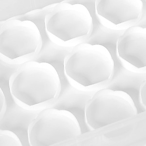 RENFANSHOP 3 Tier Cupcake Packing Box with Lid，Cupcake Muffin Carrier with Lid White Cakes Food Transporter Container Holds 36 Cupcakes or 3 Large Cakes Food with 3 Tier Stackable Layer Insert
