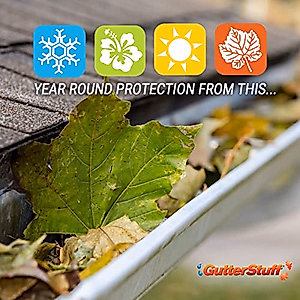 GutterStuff GSK432-2 K-Style Gutter Guard, 4-Inch, Original