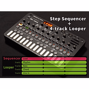 Sonicware Liven 8bit warps [8-bit Synthesizer Groove Box] 4-track looper fearture