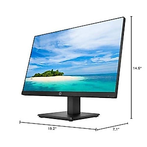 HP P224 21.5 Inch Full HD LED LCD Monitor - HDMI - DisplayPort - 1920 x 1080, Black