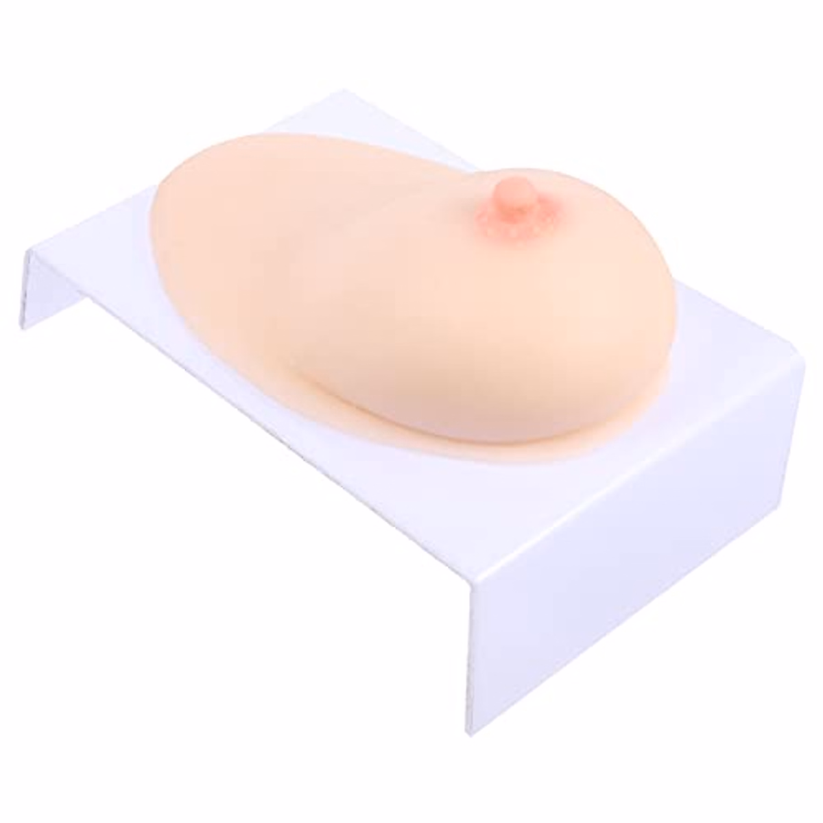 iplusmile Human Female Silicone Breast Silicone Breast Model Lactagogue Breastfeeding Educational Tool for Lactation Teaching Nursing Trainning (24.5x18x15CM)