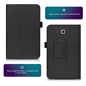 DETUOSI Slim Case for Samsung Galaxy Tab 3 7.0" 2013 (SM-T210/T215/P3200), Ultra Thin Lightweight Folio Folding PU Leather Full-Body Protective Tablet Book Cover + Multi-Angle Stand + Magnetic Closure